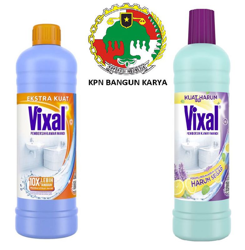 Vixal Botol Pembersih Porselen Kamar Mandi 750ml - Ekstra Kuat