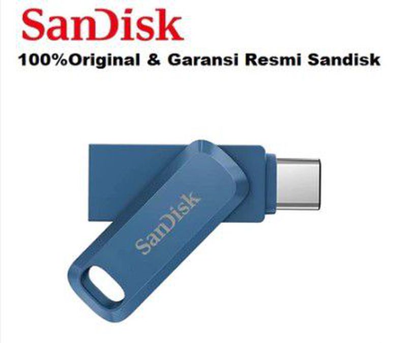 Flashdisk SANDISK Dual Drive Ultra Dual Drive Go USB 3.1/ Type C Navy ...