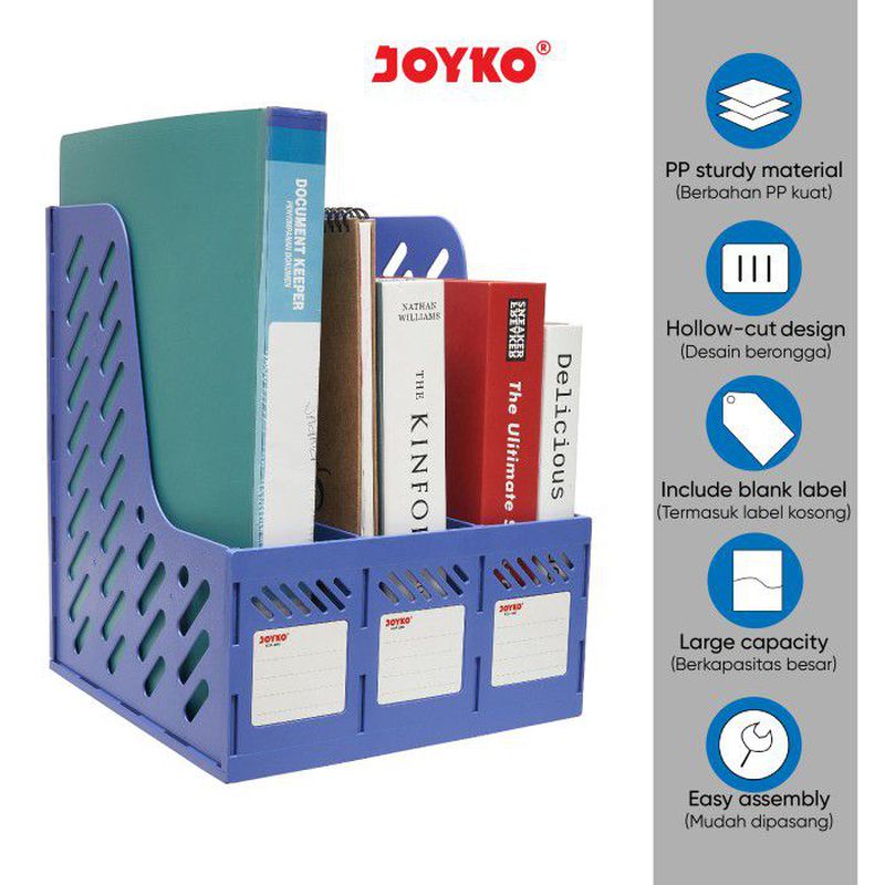 Box File Plastik Rakit 3 Susun
