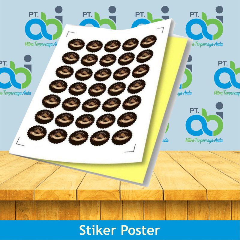Stiker Poster - A4