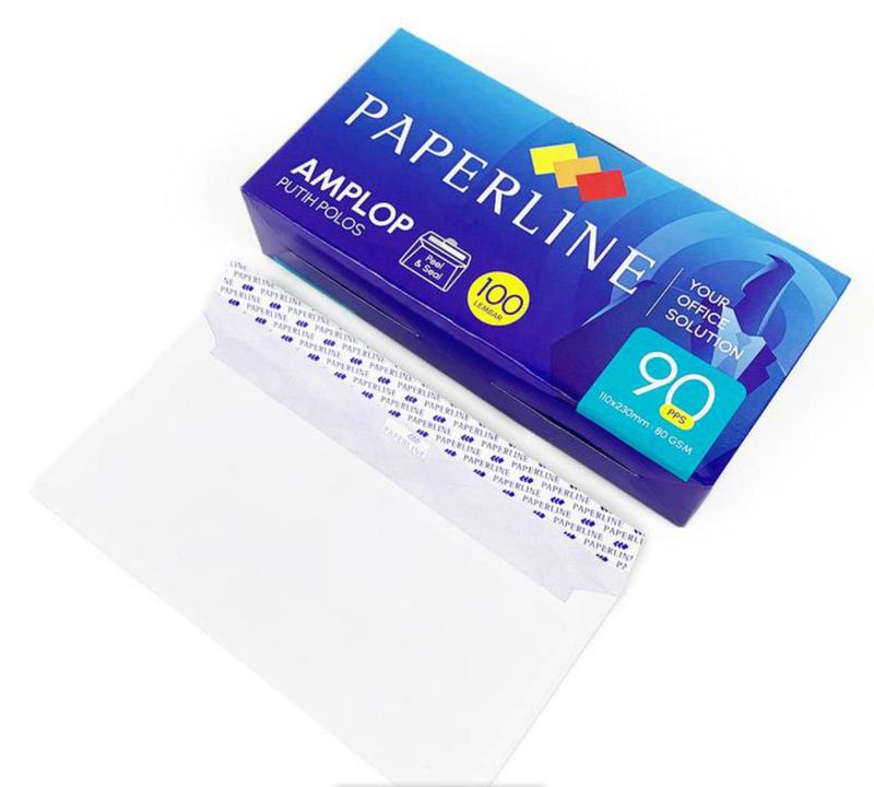 Amplop Putih Paperline 90 PPS Uk. 110 x 230 mm - EV-90-PPS