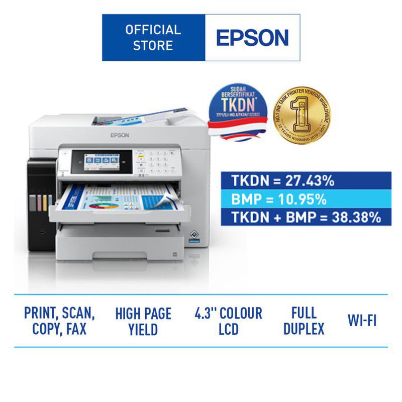 Epson EcoTank L15180 A3 Wi-Fi Duplex Multi-Function Ink Tank