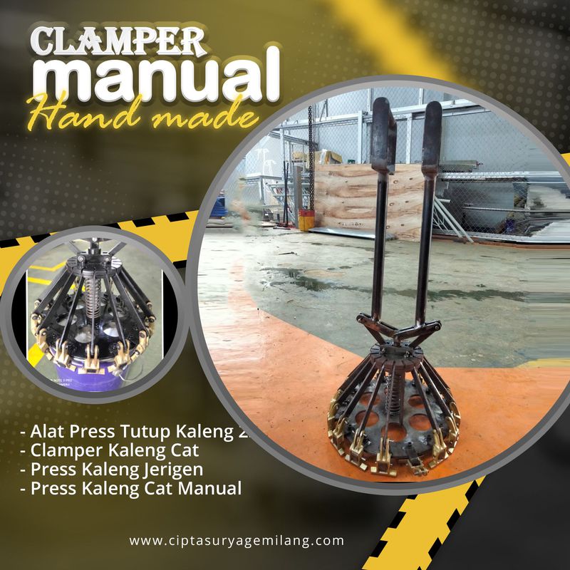 ALAT PRESS TUTUP KALENG DRIJEN CAT 25KG