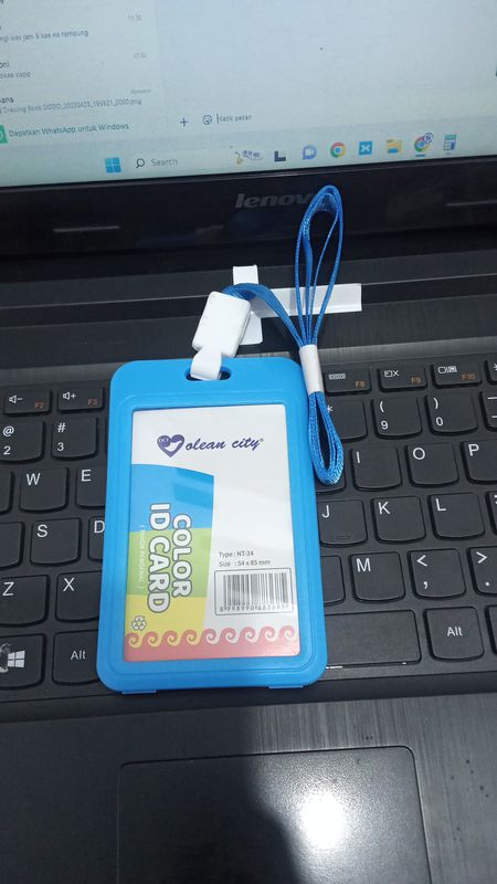 COLOR ID CARD + TALI OLEAN CITY NT25 (Biru Muda)