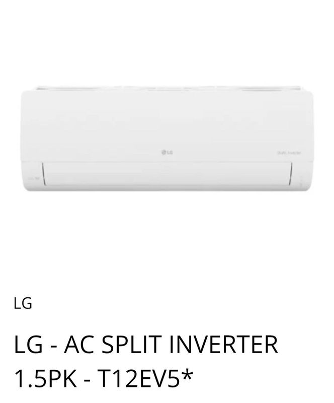 LG - AC SPLIT INVERTER 1.5PK - T12EV5