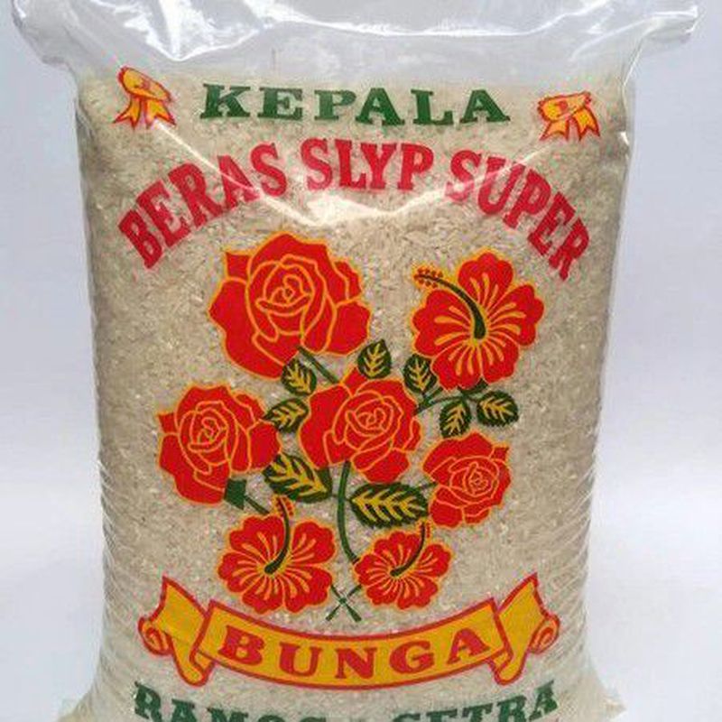 Beras Kemasan 5 kg merk BUNGA