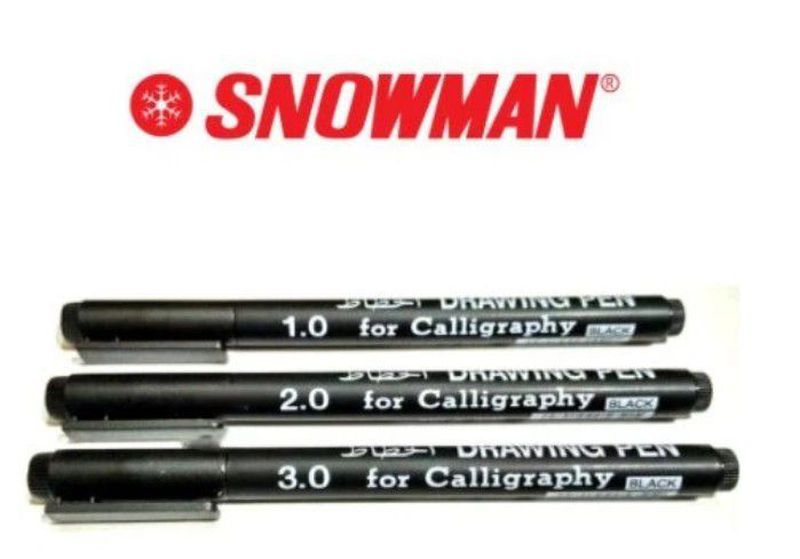 Ballpoint Drawing Pen Hitam PT SAJ