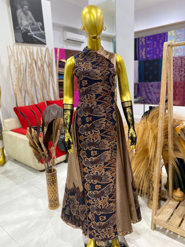 Dress Endek Modifikasi