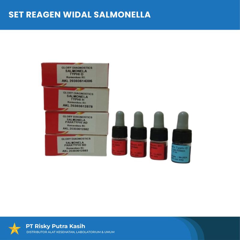 Set Reagen Widal Glory Salmonella