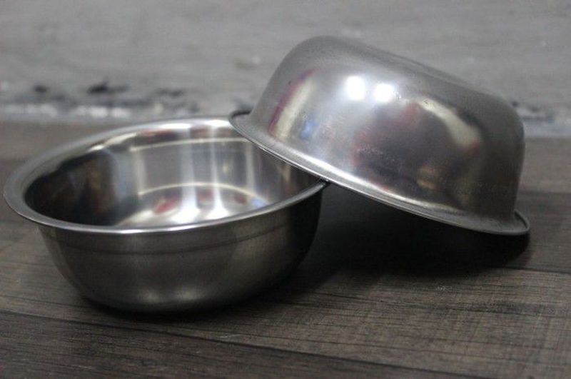 mangkok besi aluminium