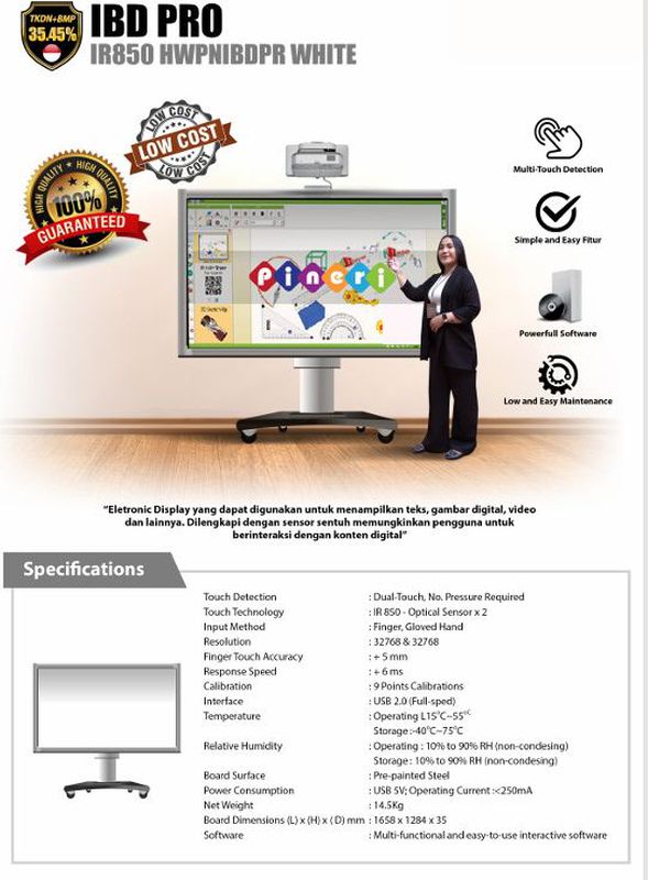 Pineri IBD Pro IR850 HWPNIBDPR White