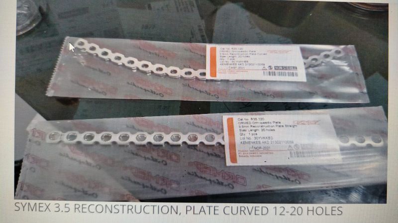 3.5MM RECONSTRUCTION PLATE CURVED 16 HOLES