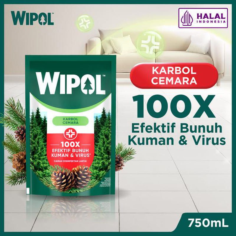 REFILL WIPOL 750 ML - LEMON