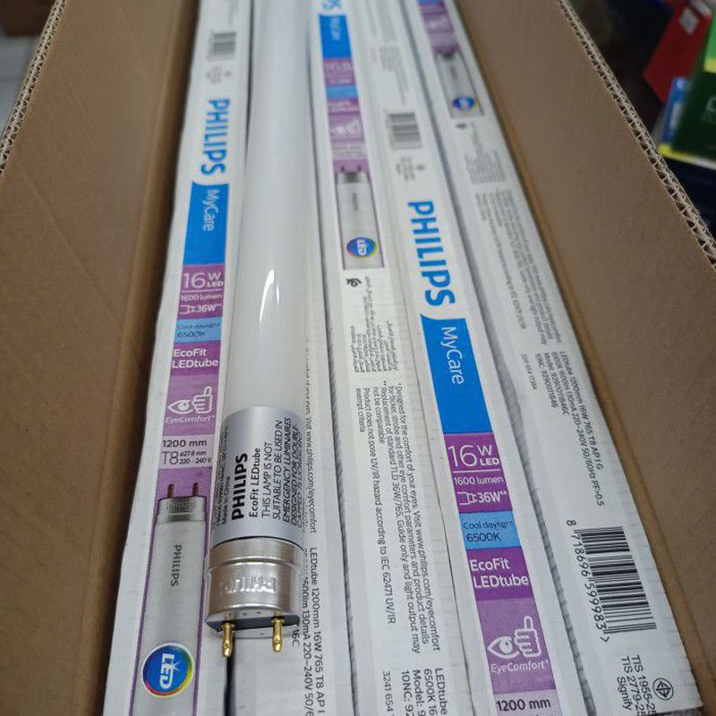 Lampu TL LED 16 Watt, 6500K, 1600 Lumen