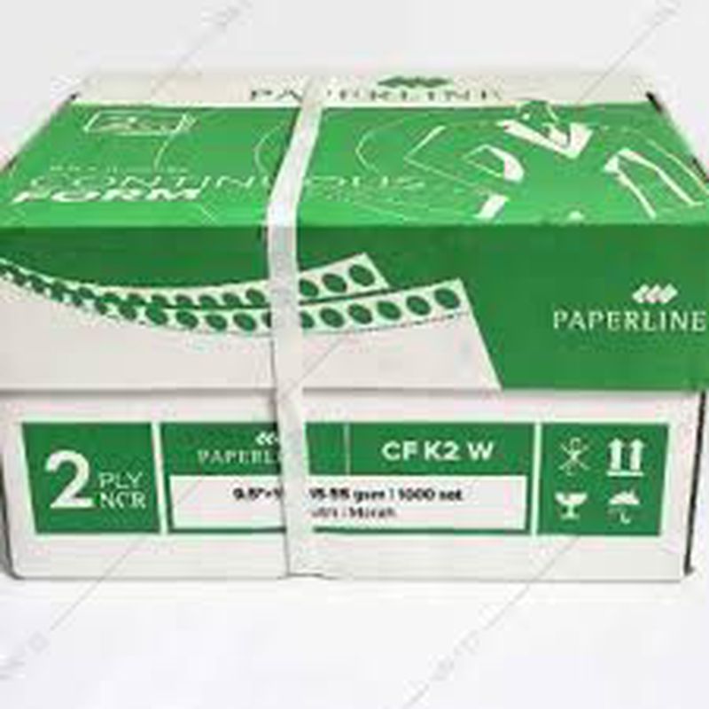 KERTAS CONTINUOUS FORM 2 PLY PAPERLINE