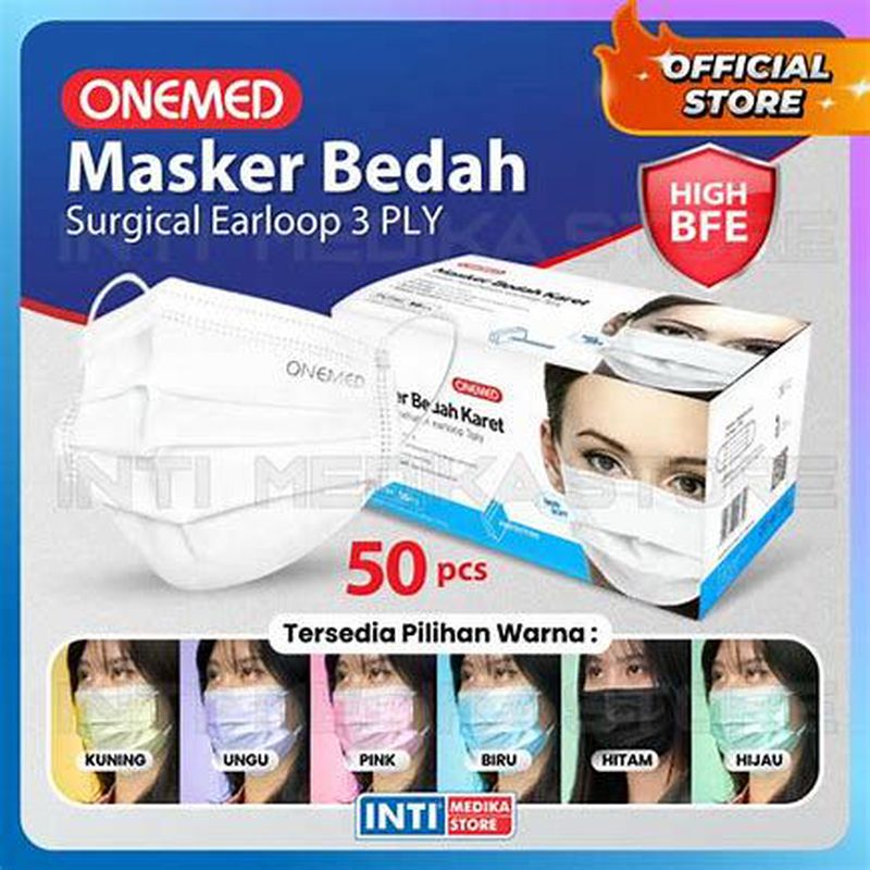 Masker Earloop 3 ply