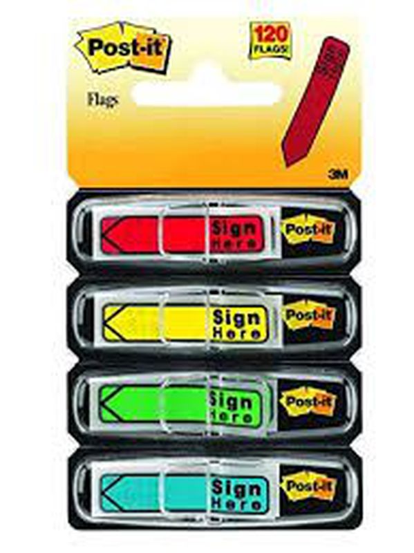 POST IT 3M FLAGS SIGN HERE 684-SH