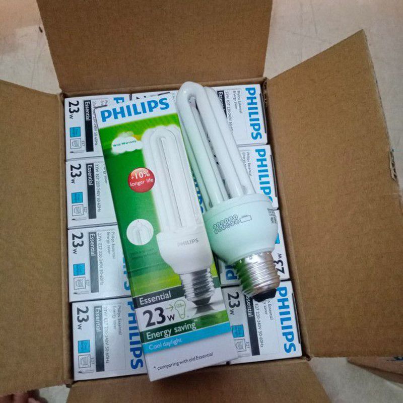 Lampu Philips Essential 23 watt 1 Dus