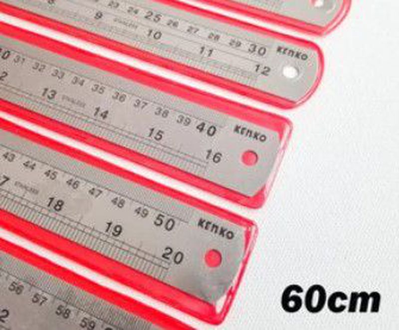 Penggaris Besi 60 cm