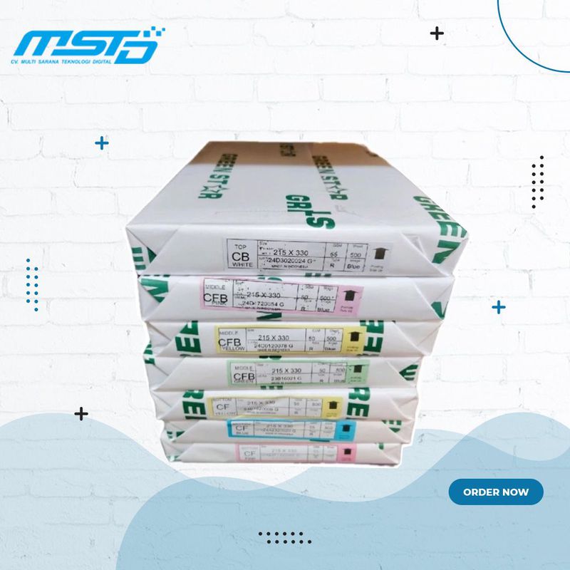 Kertas NCR Multi Copy F4 Middle Kuning