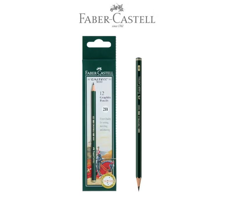 Pensil 2B Fiber Castell 1 pack isi 12 pcs