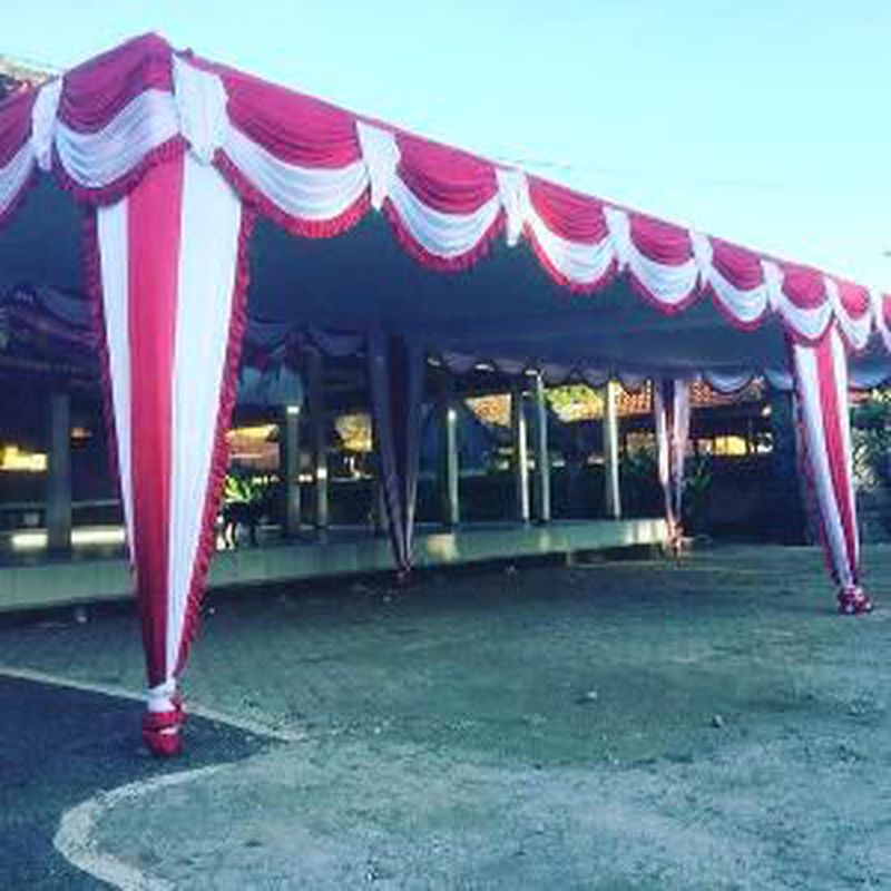 Tenda VIP 4x5 ( kain hias ) - Gold