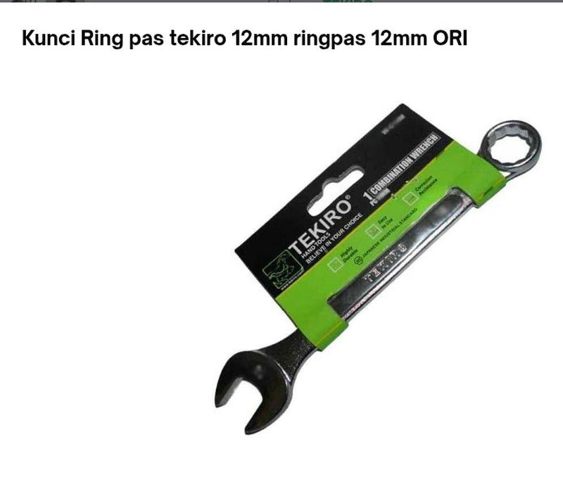 Kunci pas ring ukuran 12