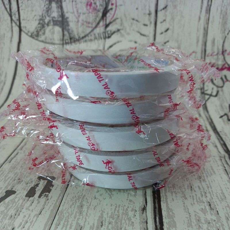 Double tape/Isolasi Bolak Balik/Double Tape/Goal Tape 12 mm