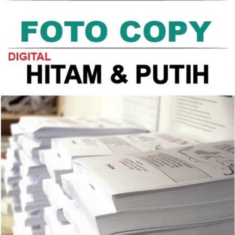 Fotocopy uk folio, a4 dan Quarto