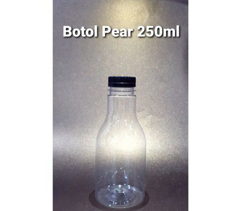 Botol Plastik Jenis Pear Kapasitas 250 Ml Kualitas Super ( Berat 23 ...