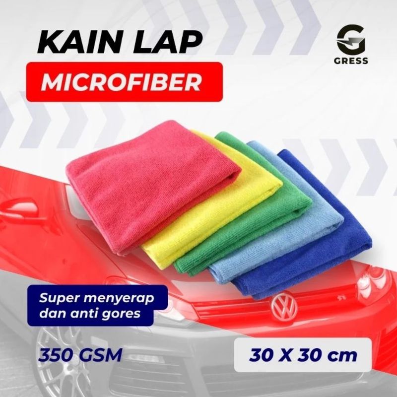 Kain Lap Microfiber 30 x 30 cm