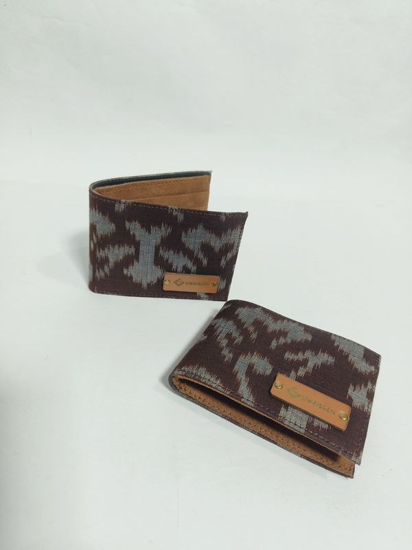 UwaisGen Dompet Etnik Bali Dompet Saku Kaiden Tenun Endek Dompet Uang ...