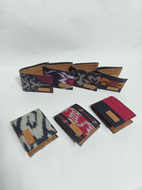 UwaisGen Dompet Etnik Bali Dompet Saku Kaiden Tenun Blanket Dompet Uang ...