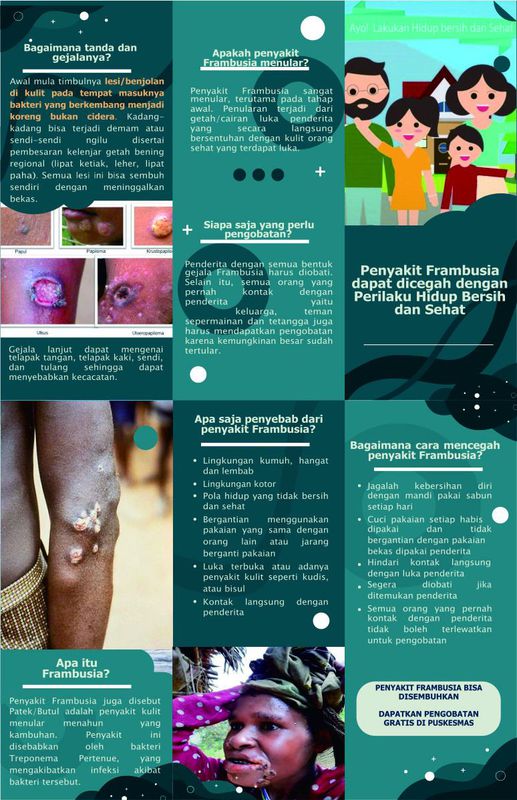 Leaflet prambusia, puskesmas Pakem