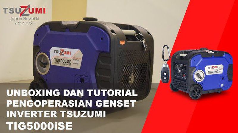 Genset Inverter TIG 5000iSE Super Silent by Tsuzumi Japan
