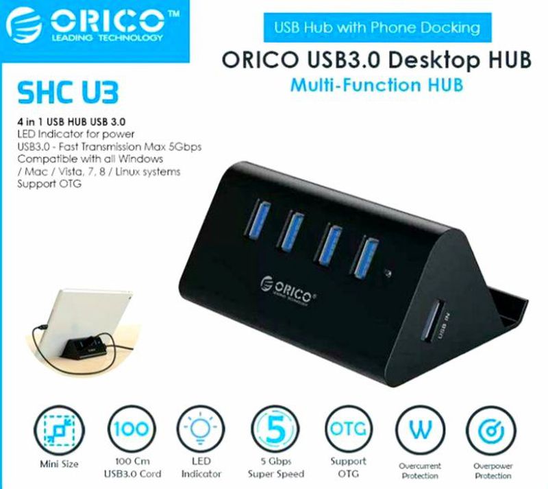 Terminal USB ORICO 4 Slot