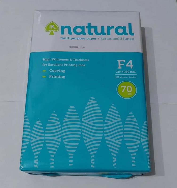 KERTAS NATURAL F4 70 gram