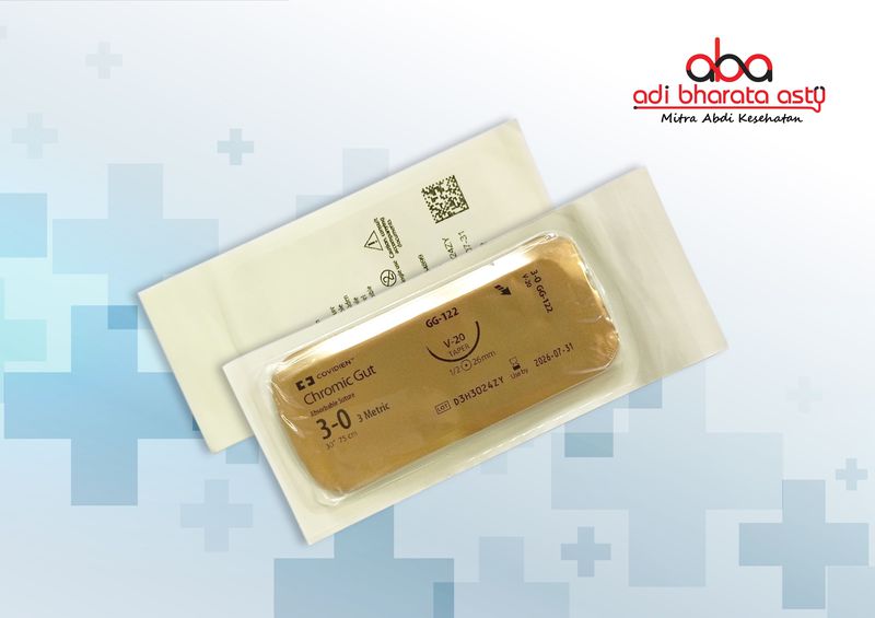 Covidien Surgigut Chromic 3-0 GG-122