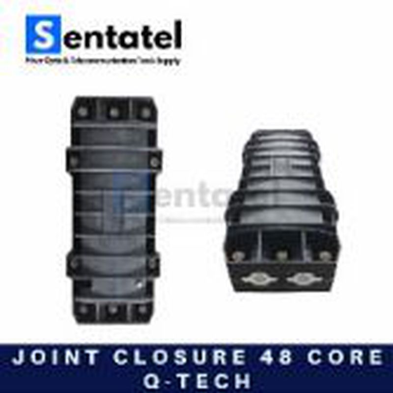 Joint Closure Inline Type Q-Tech Kapasitas 48 Core Dgn Sealing Dr Karet