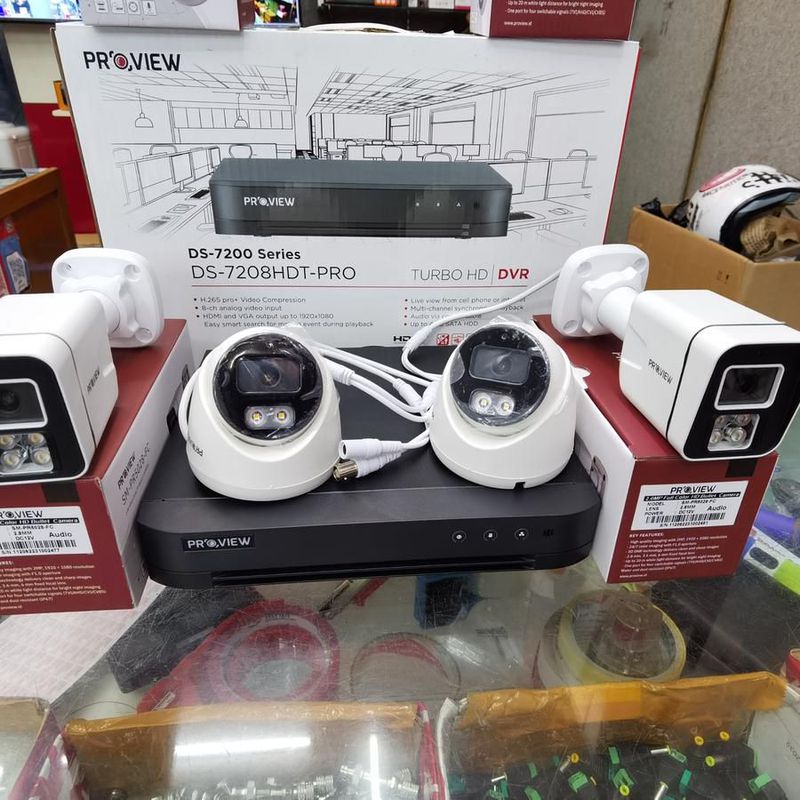 PAKET CCTV PROVIEW 8 CAMERA Full Color Audio