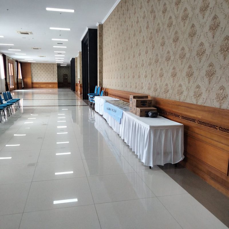 Meja 60x180 taplak skirting
