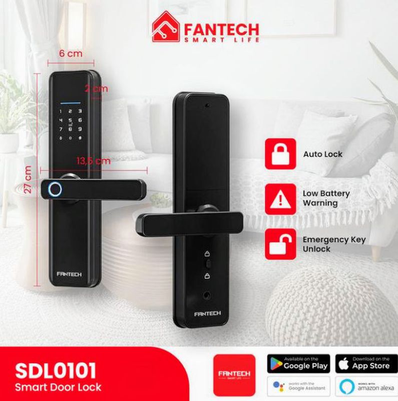 Smart Door Lock with Code, FP, Card - Barangonly