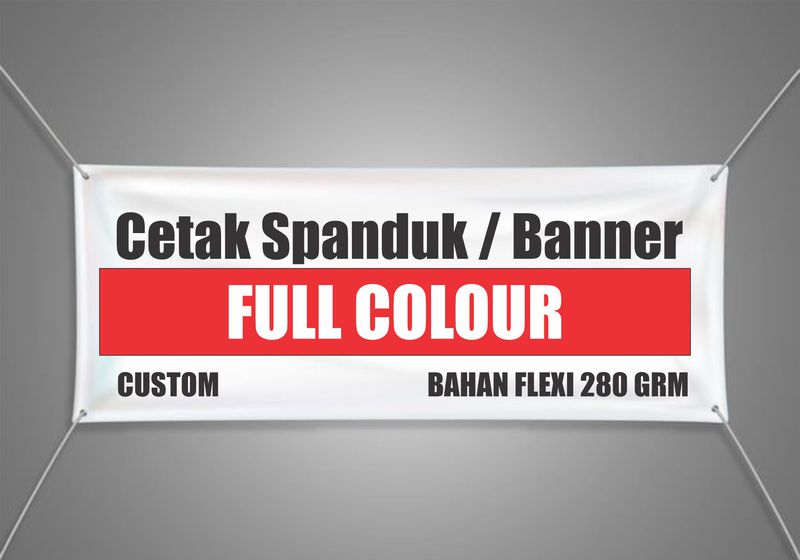 Cetak Banner / Spanduk Custom