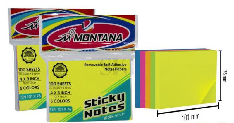 Sticky Note Montana - 3x3inc