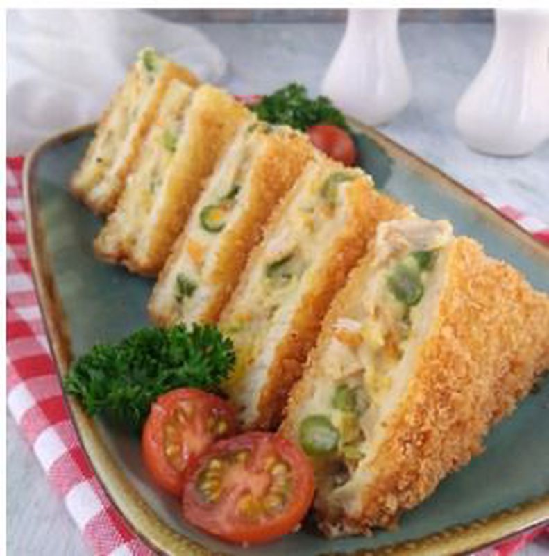 Roti Goreng isi Ragout Ayam & Sayuran (PMT Balita)