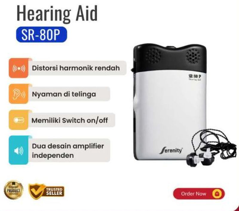 Serenity Hearing Aid SR-80P