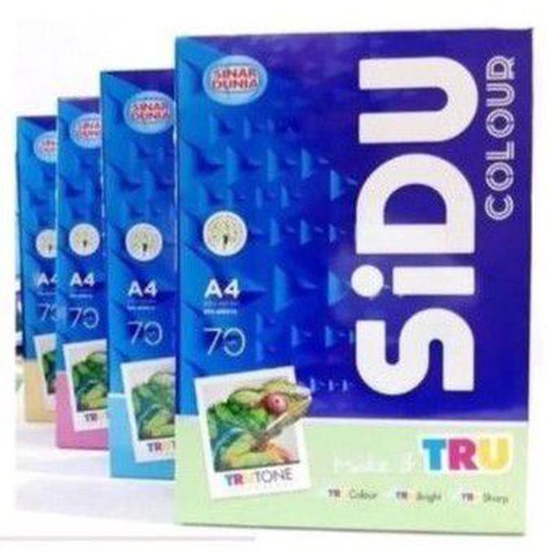 Kertas HVS 70 Gram A4 Warna - Kuning