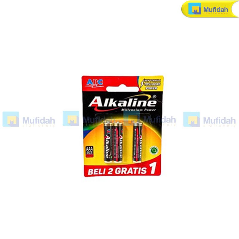 ABC ALKALINE BTR AAA LR03 @3