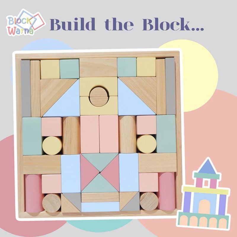 Block Warna Build the Block | Balok Susun Mainan Puzzle Balok Kayu ...