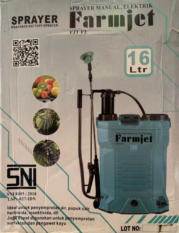 SPRAYER MANUAL, ELEKTRIK